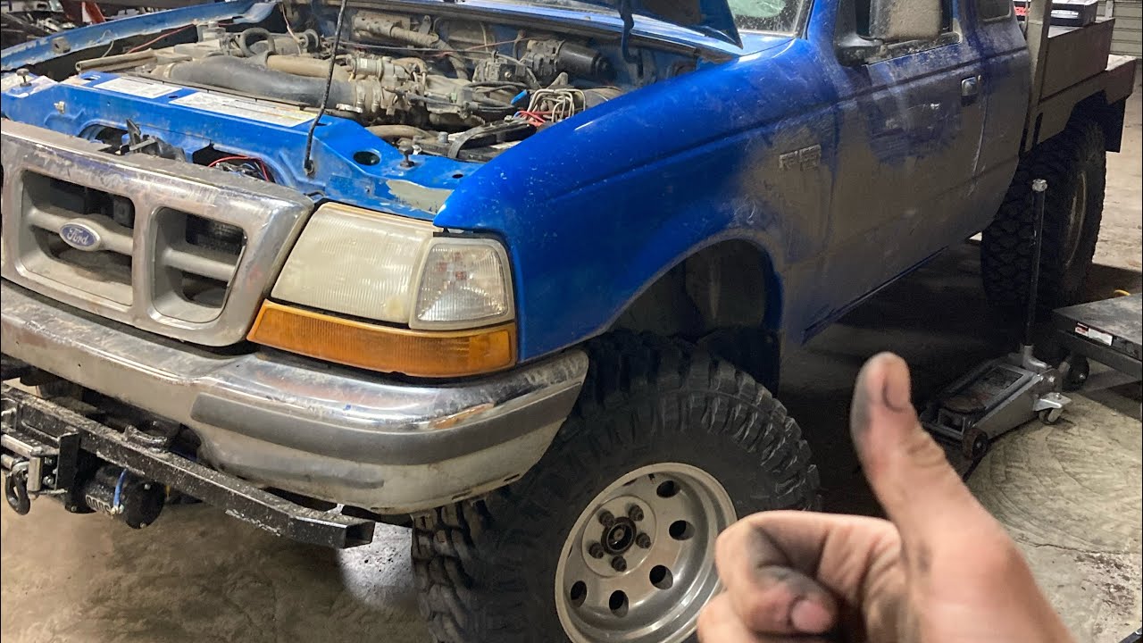 Ford ranger 3.0 flywheel removal (easy) - YouTube