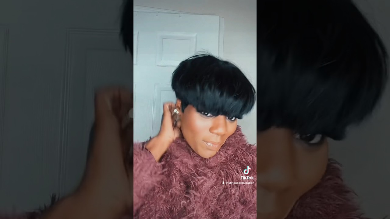 Bold Cut Quick Weave/ Simple Protective Style! #hair #tutorial #beauty ...