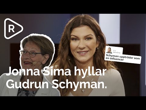 Aftonbladet Jonna Sima hyllar Gudrun Schyman | Rebecka har synpunkter ...