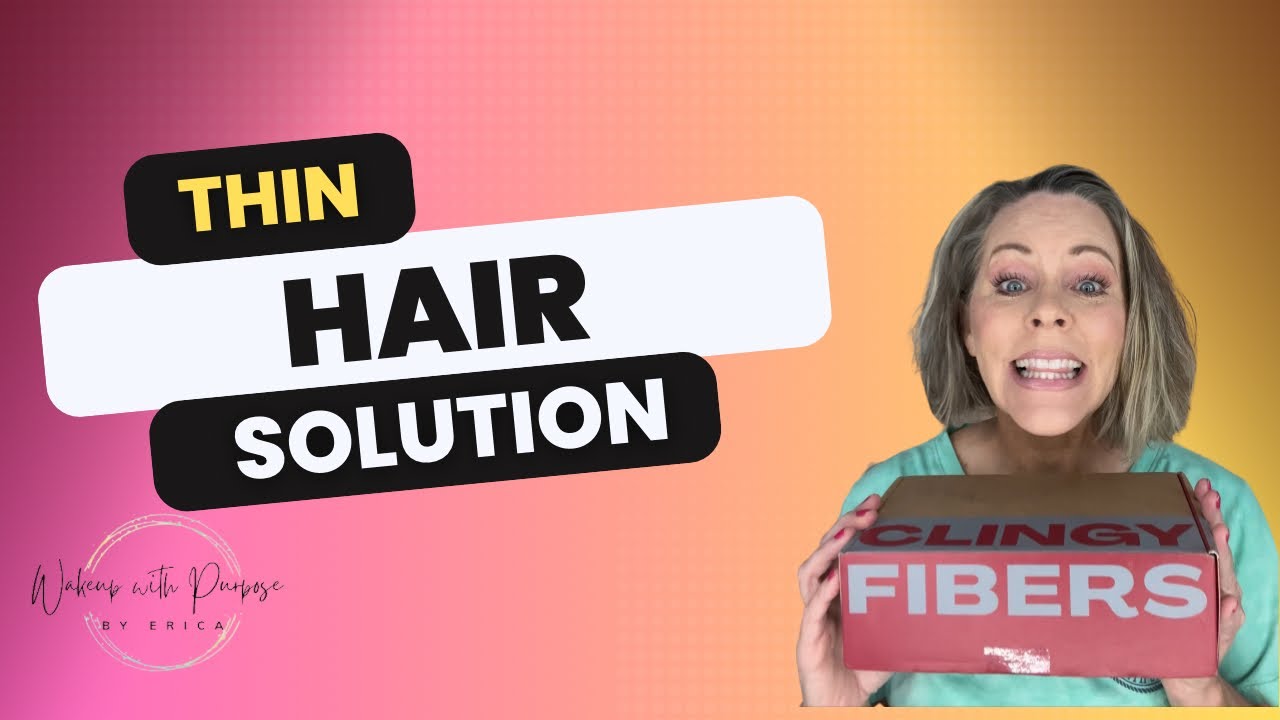 THINNING HAIR SOLUTION - Clingy Fibers! - YouTube