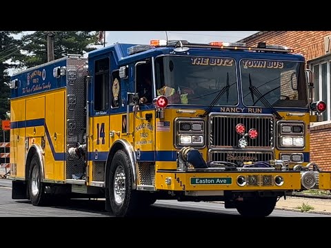 Nancy Run Fire Company Rescue Engine 1413 07/08/2023 - YouTube
