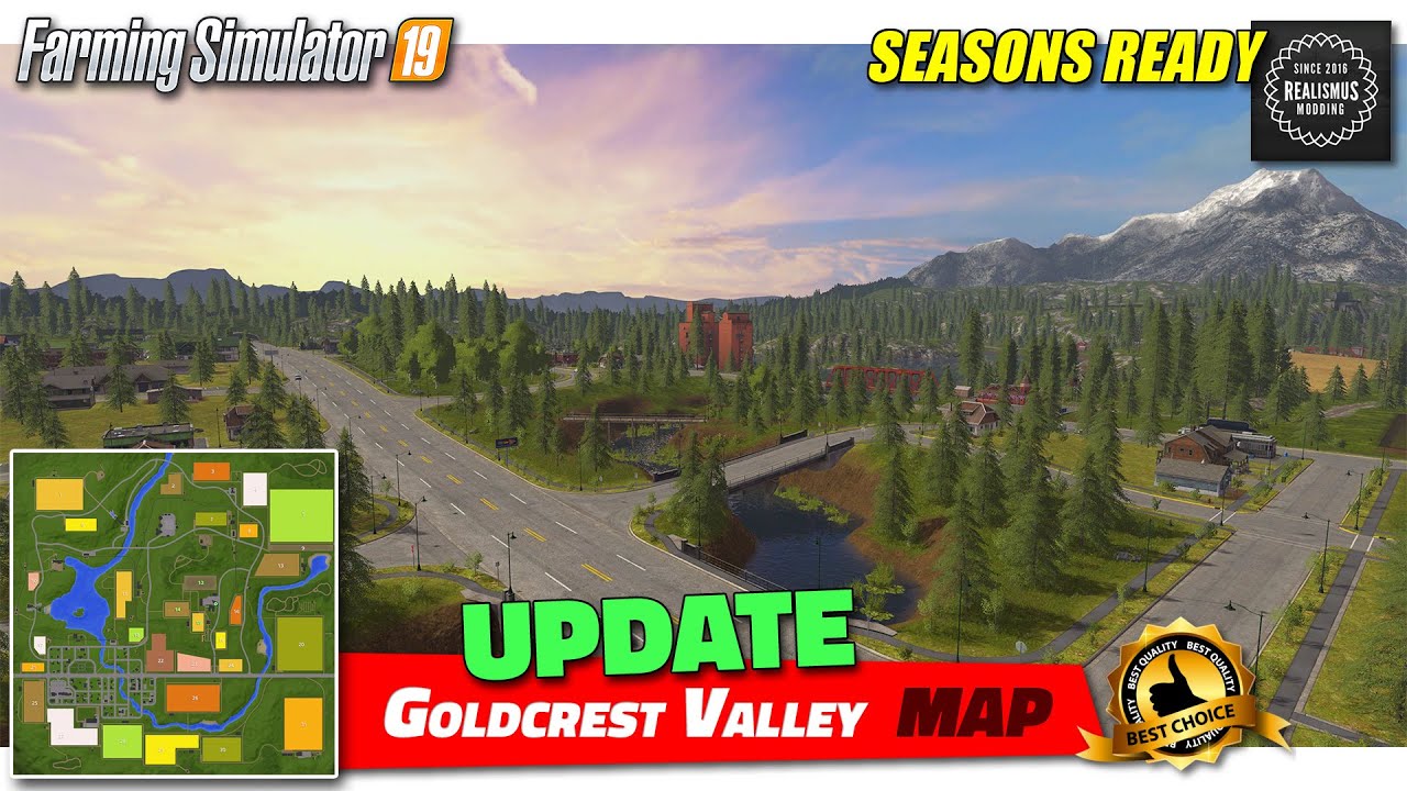 FS19 | MAP "Goldcrest Valley" v1.3.0.0 - review - YouTube