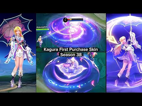 Kagura First Purchase Season 38 Skin Animation & In Game Effects ...