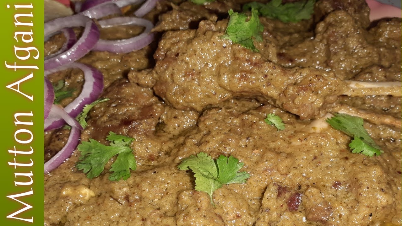 Mutton Afghani gravy मटन अफ़गानी ग्रेवी वाली Delicious Mutton recipe ...