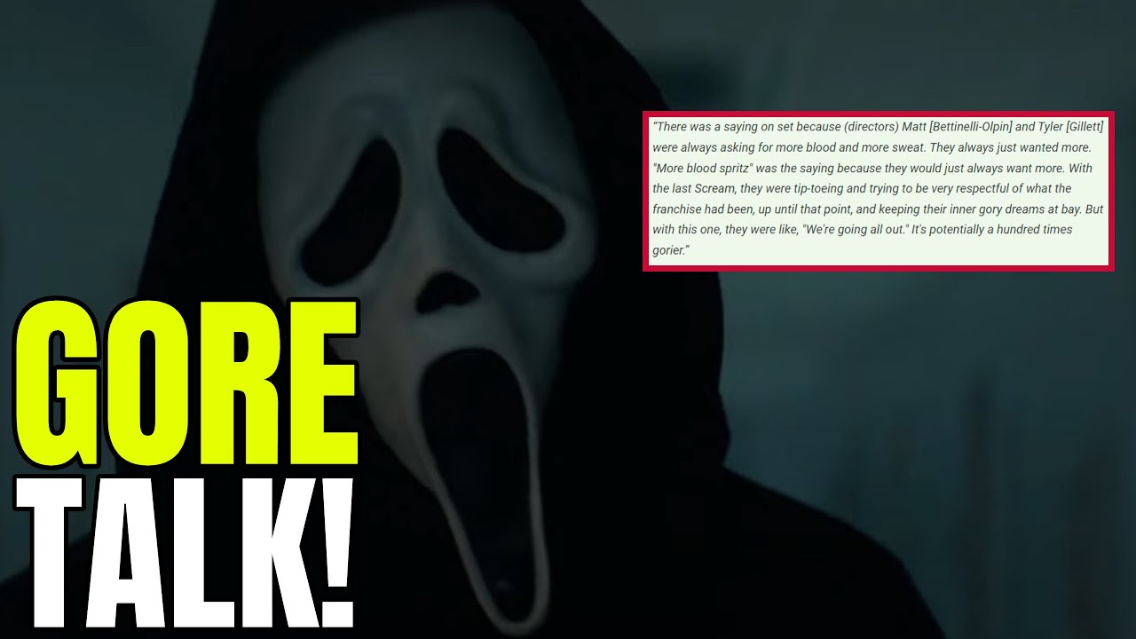 NEW Interview Talks Scream 6 Gore AGAIN - Is It That Important? - YouTube
