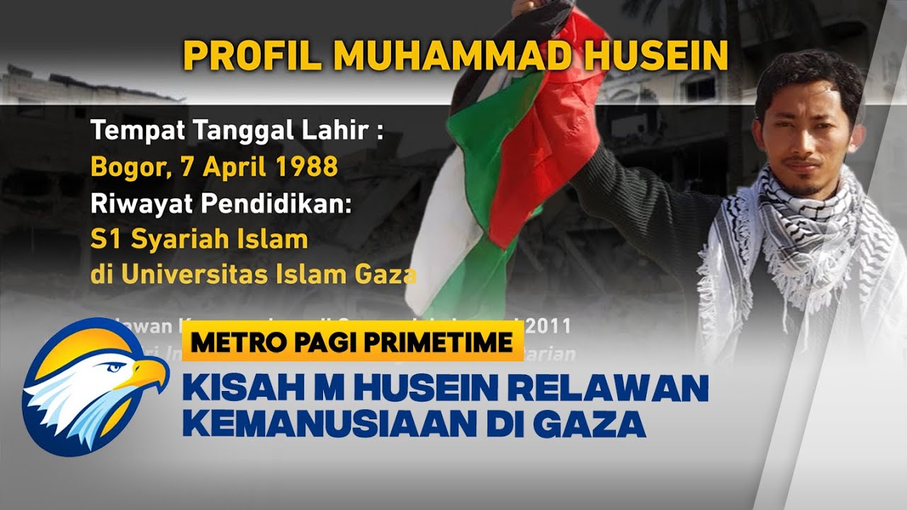 Muhammad Husein Relawan Kemanusiaan Di Gaza - YouTube