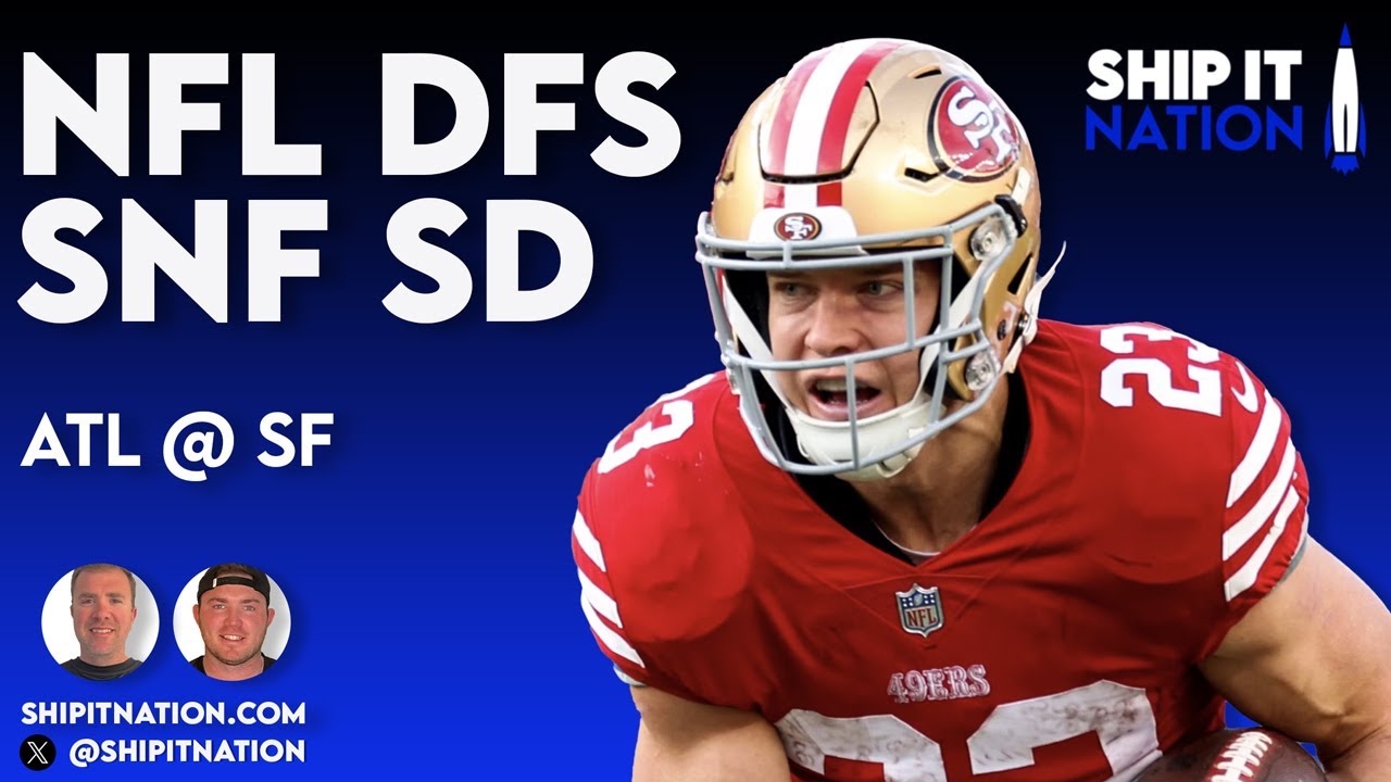 NFL Week 7 SNF Showdown | Falcons @ 49ers | DraftKings DFS Picks, Plays ...