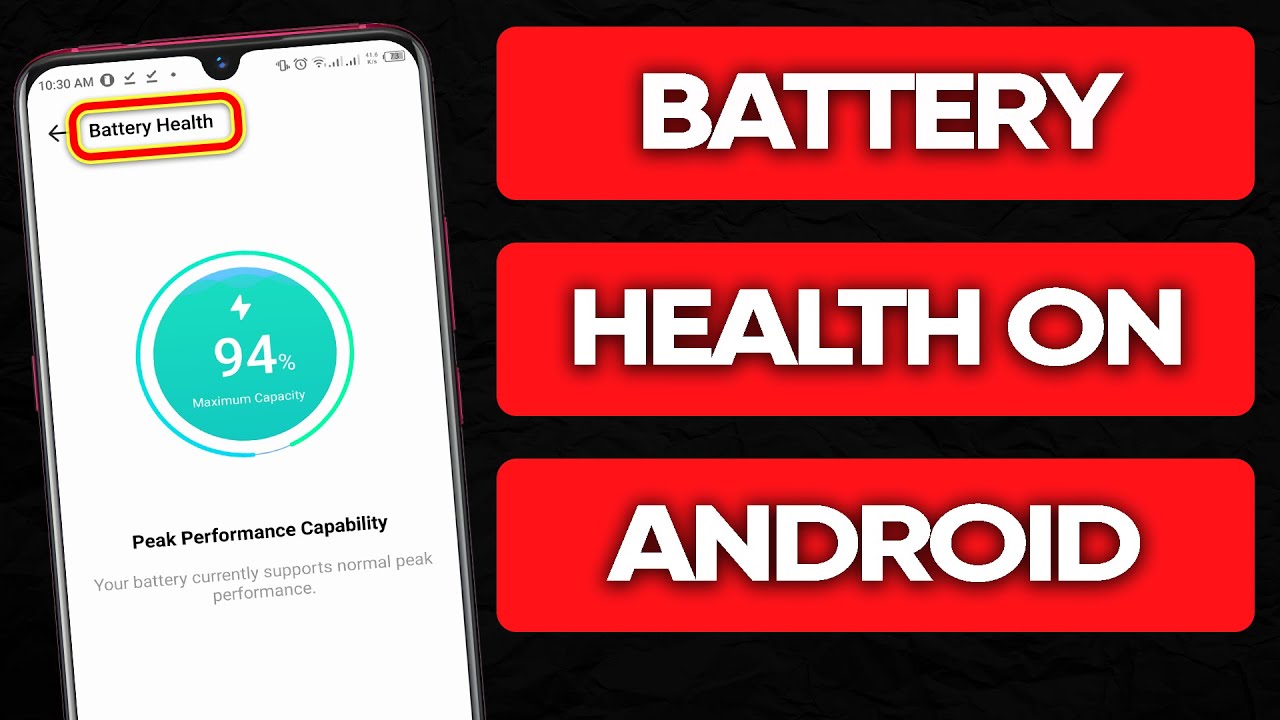 Battery Health Feature on Android with Phone Master Infinix & TECNO ...