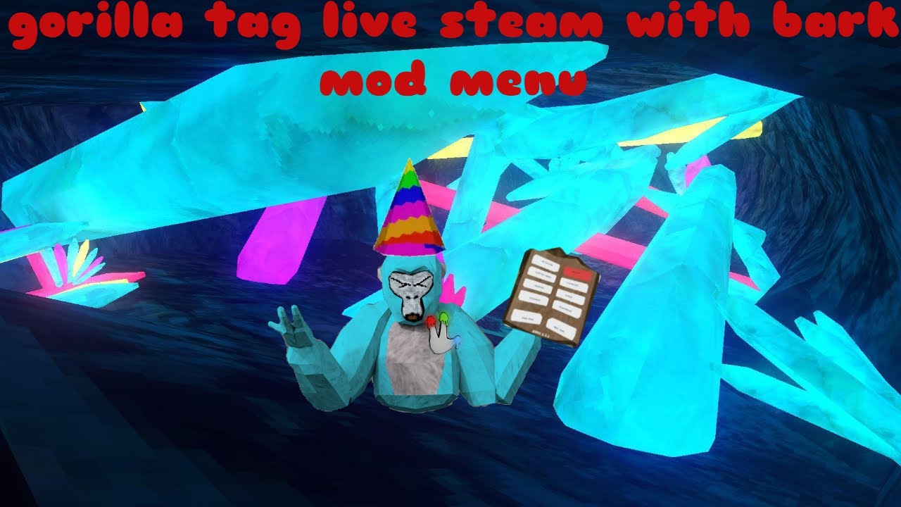 gorilla tag live steam (bark mod menu) OG caves is back - YouTube