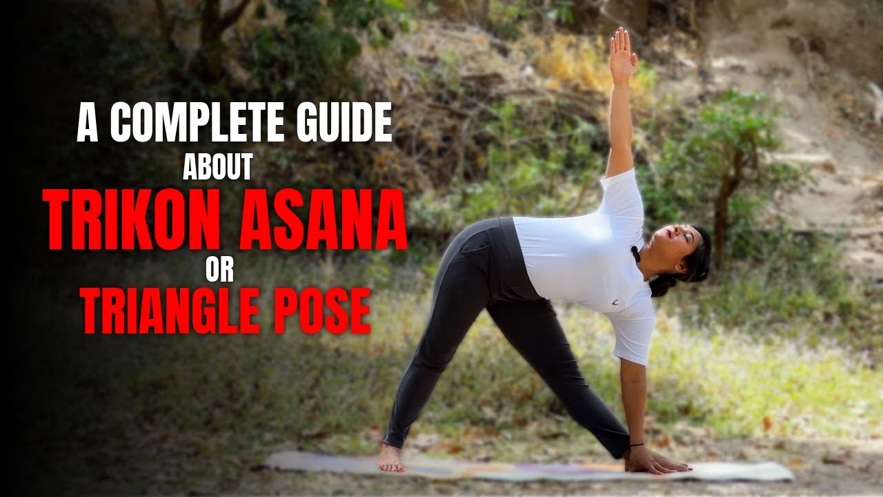 How to do Trikon asana / Triangle pose #yoga #yogaskills - YouTube