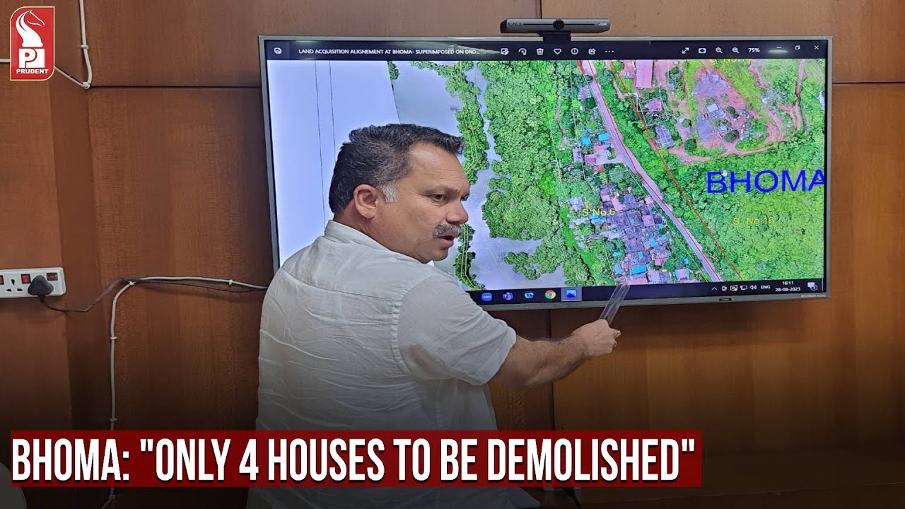 BHOMA: "ONLY FOUR HOUSES TO BE DEMOLISHED" - YouTube