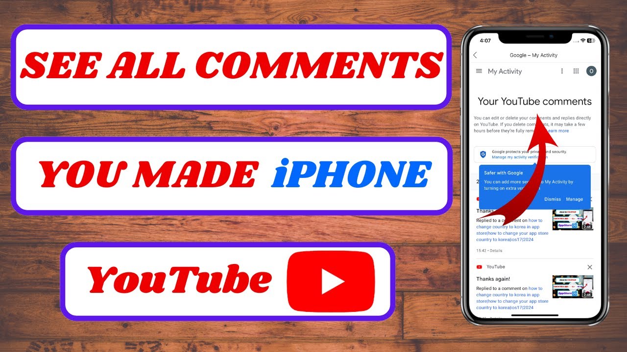 how to see all comments you made on youtube in mobile|how to see my ...