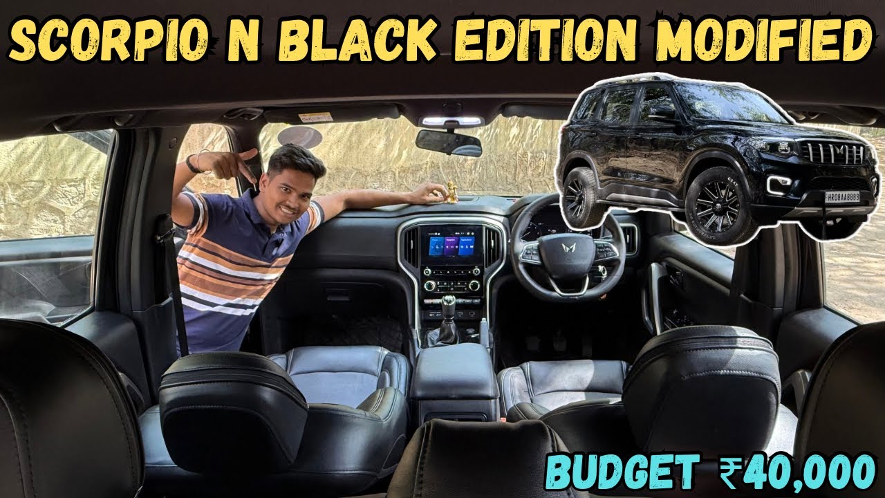 SCORPIO N MODIFIED WITH PRICE SCORPIO N BLACK EDITION SCORPIO N GENUINE ...