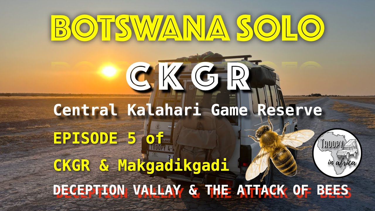 Botswana SOLO Episode 5 ll CKGR #botswana #solo #overlanding #africa # ...