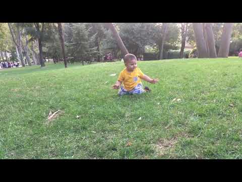 Çimen’de gezen bebek