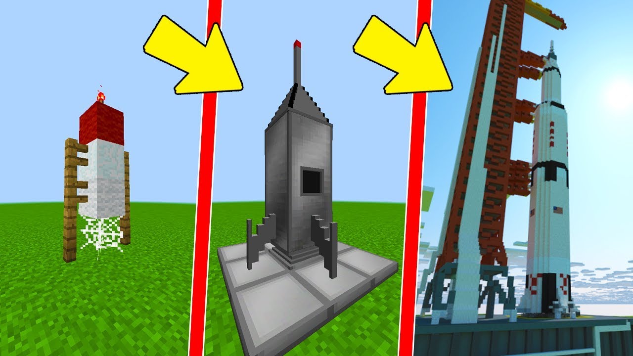 DE COHETE NOOB A COHETE PRO EN MINECRAFT CON MANUCRAFT TINENQA Y TATITO ...