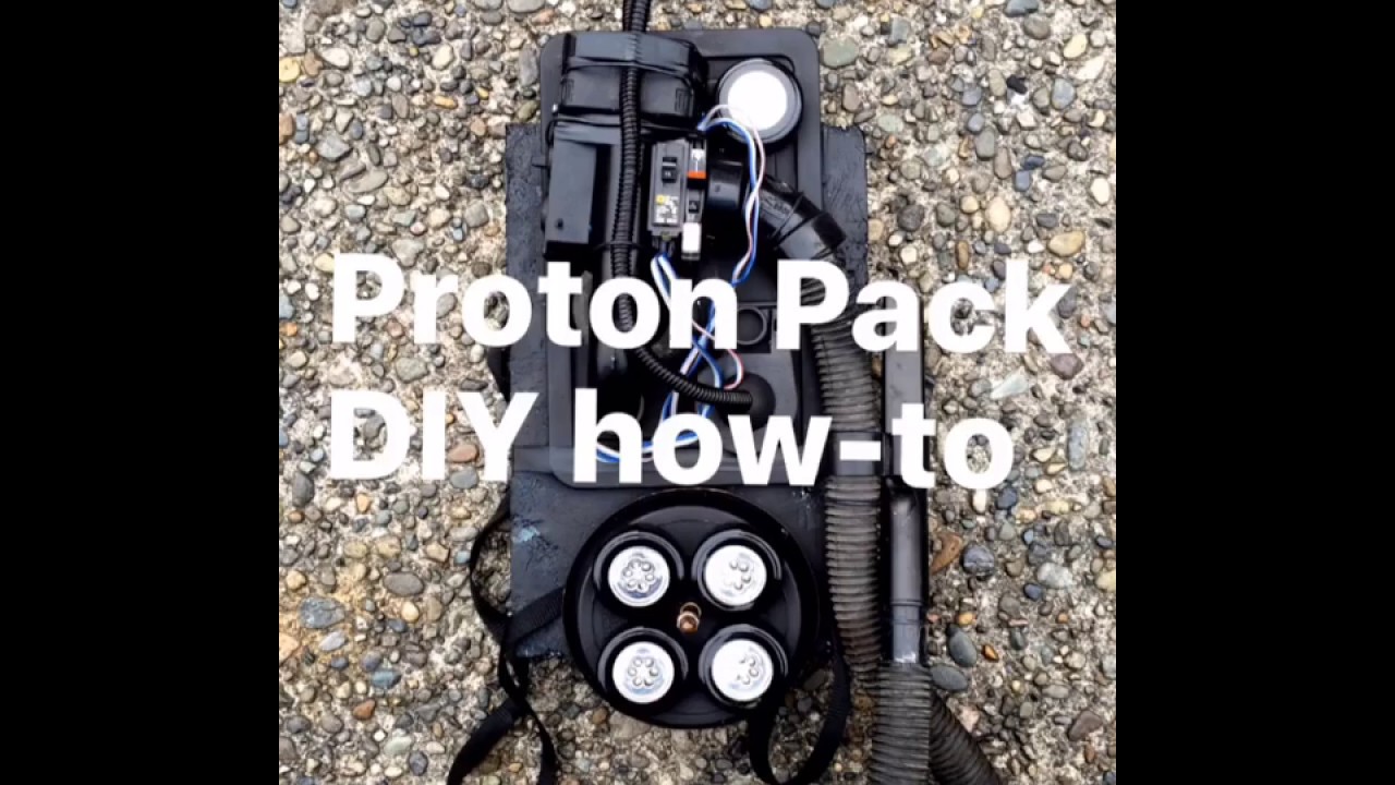 DIY how to make a ghostbusters proton pack - YouTube
