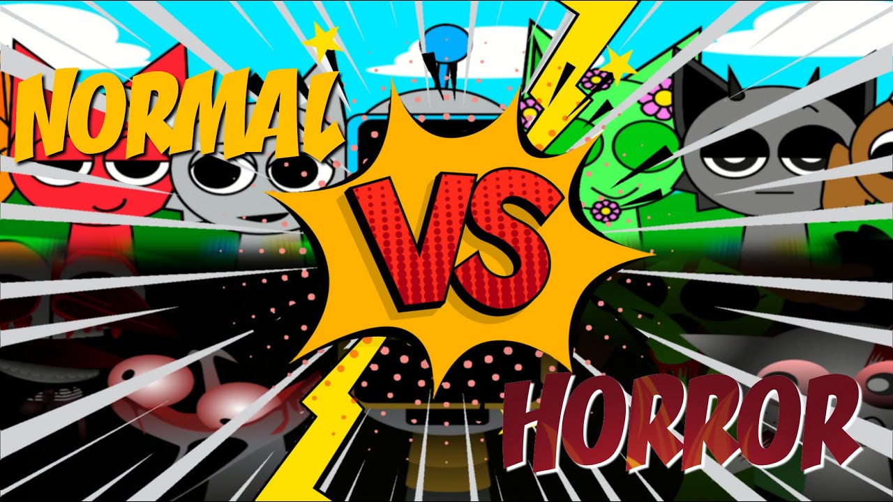"SPRUNKI" - NORMAL MODE VS HORROR VERSION - YouTube