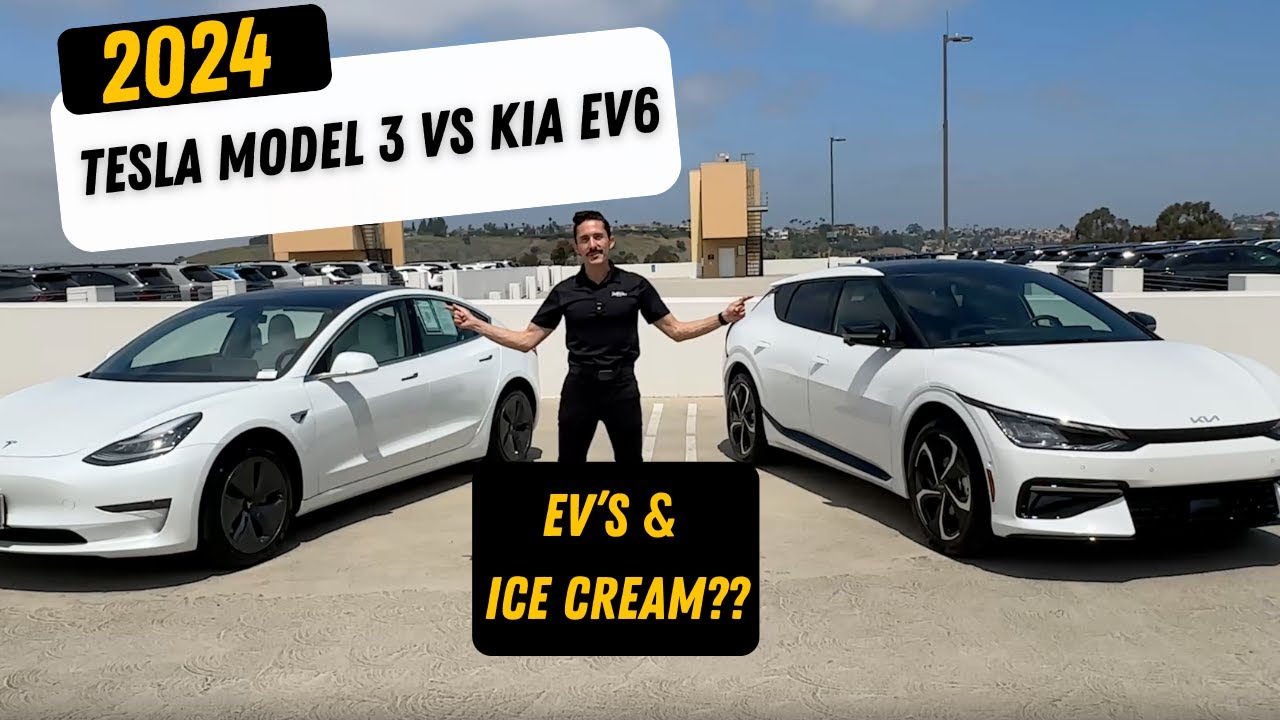 Vanilla vs. Chunky Monkey: Kia EV6 vs Tesla Model 3 Showdown ...