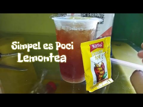 Es teh Poci rasa lemon tea (resep simpel) - YouTube