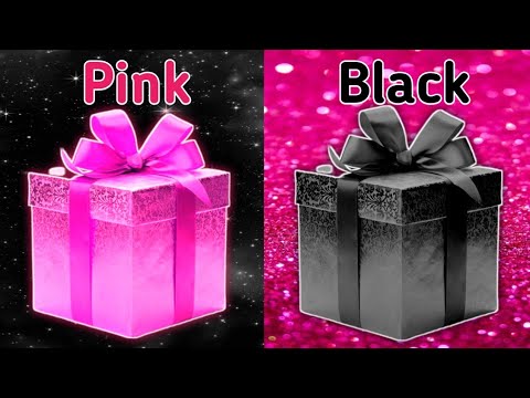 Choose your gift box🎁💝 || Pink 🩷 vs Black 🖤|| #chooseyourgift # ...