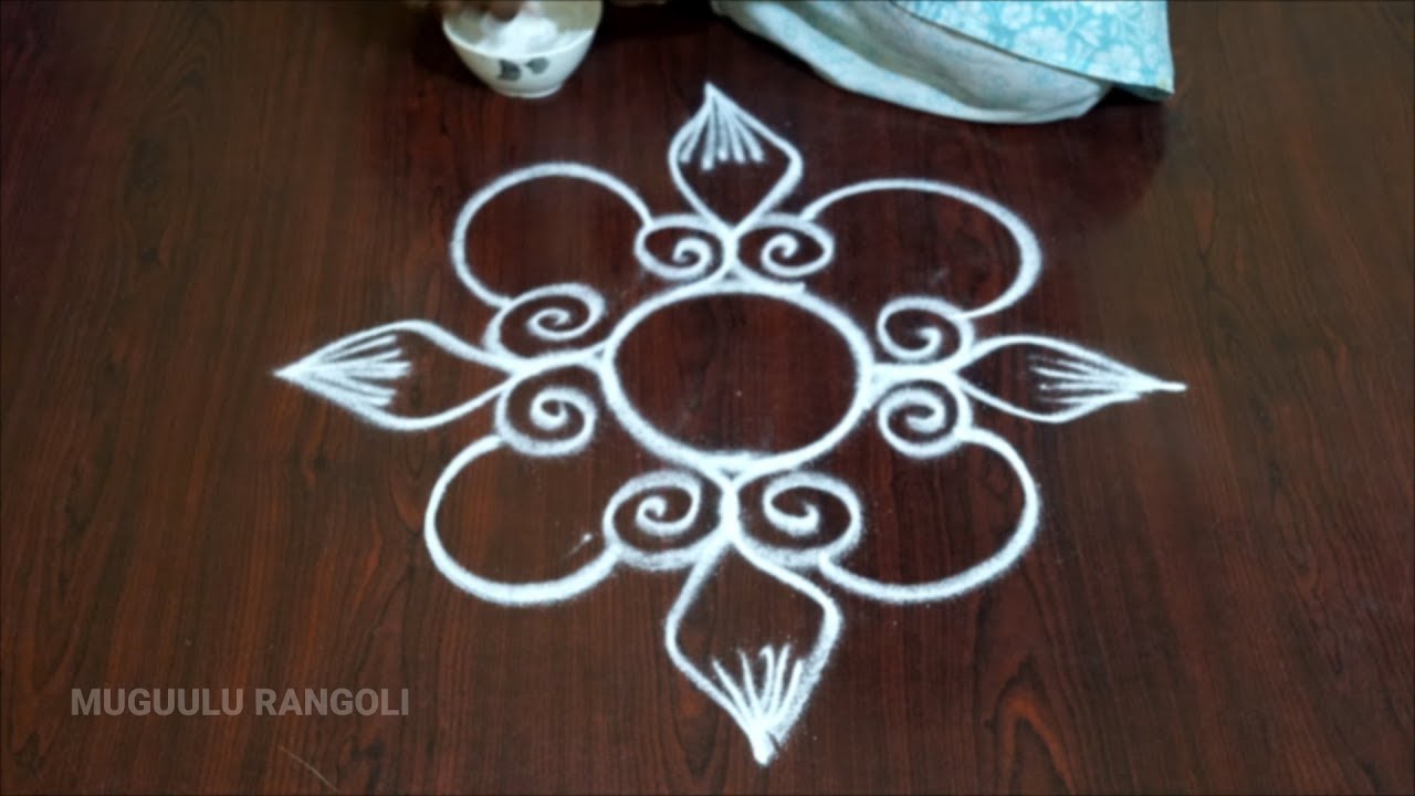 simple free hand rangoli free hand designs images easy free hand ...