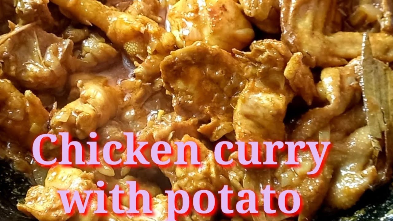 Chicken curry with potato #chickencurry - YouTube