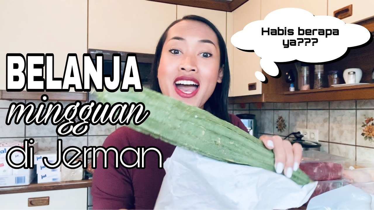 BELANJA MINGGUAN DI JERMAN || BIAYA HIDUP DI JERMAN || JOJO VLOGS - YouTube