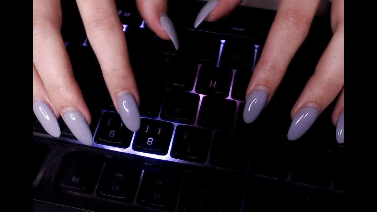 ASMR | Fast keyboard typing | White noise | Blue Yeti - YouTube