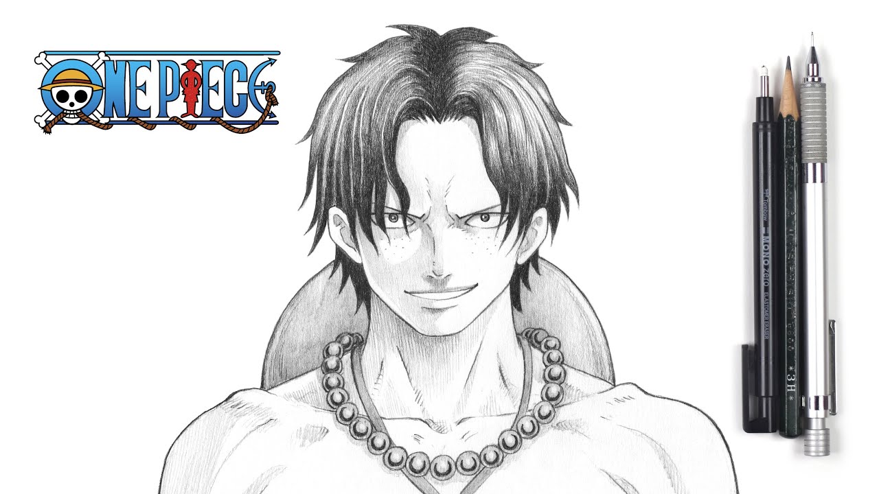 How to draw Portgas D. Ace | ONE PIECE | Portgas D. Ace - YouTube