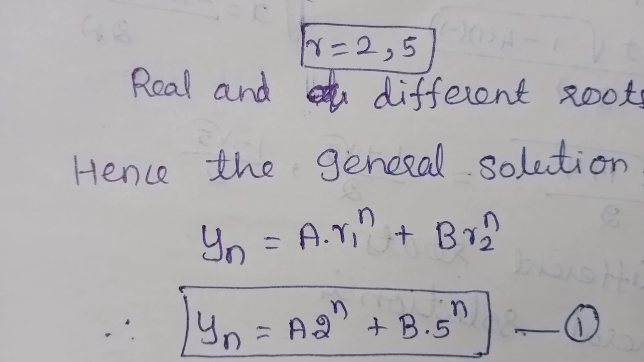 Recurrence Relation Solved Problem1 Discrete Mathematics YouTube Recurrence Relation Solved Problem1 Discrete Mathematics YouTube