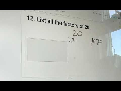 IAR Math Practice Chapter 2 Lesson 4 Problem 12 Using Common Factors ...