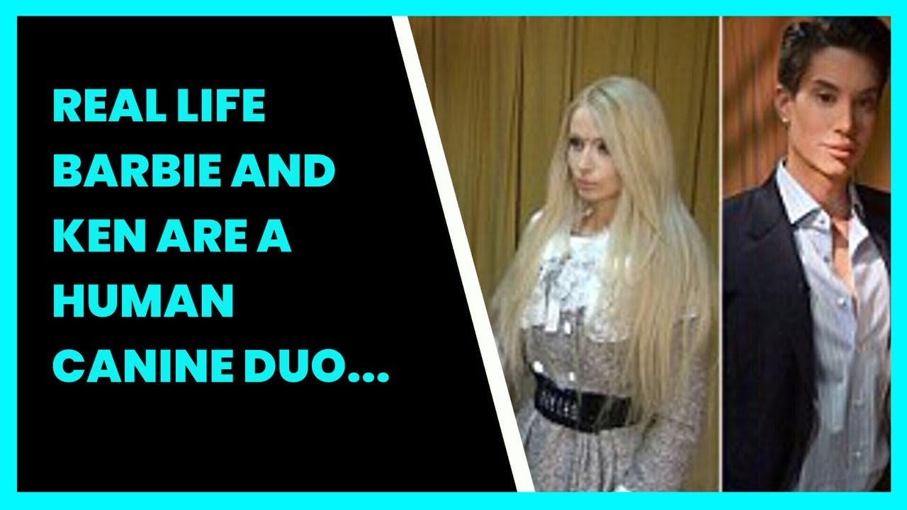 REAL LIFE BARBIE AND KEN ARE A HUMAN CANINE DUO EXPLORING THE WORLD ...