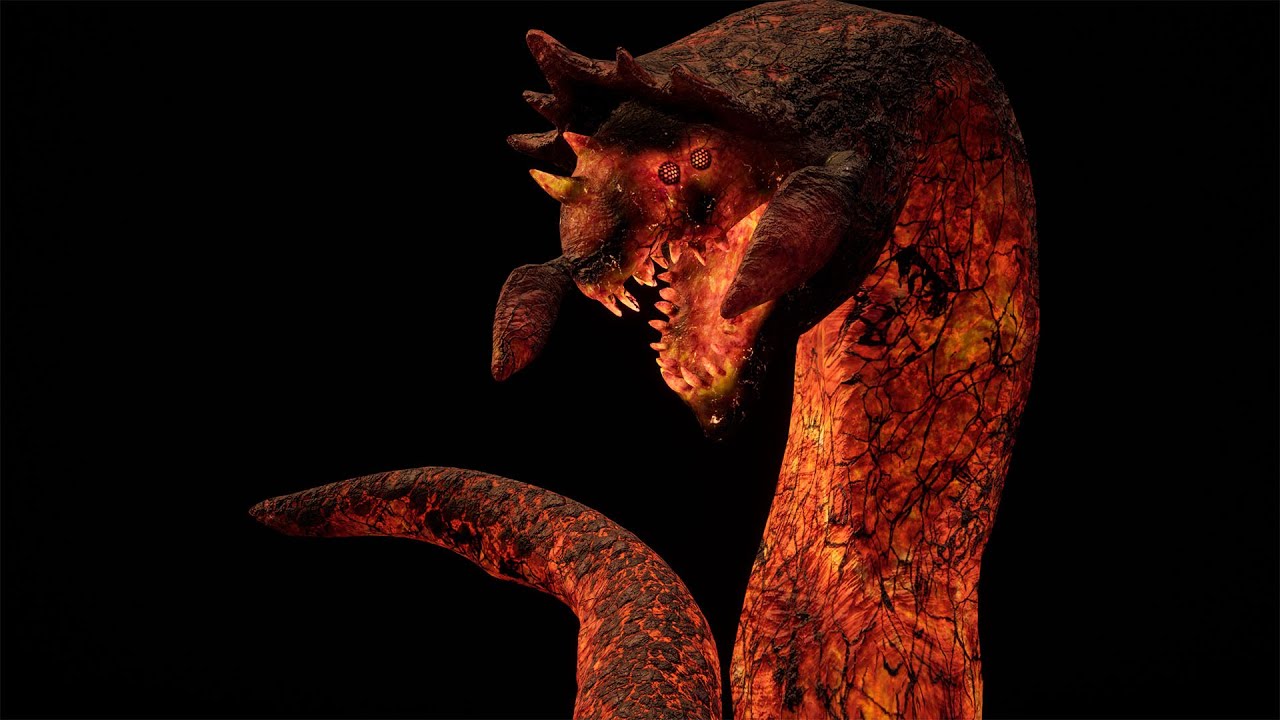 Hell worm (game engine ready model) - YouTube