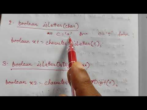CHARACTER WRAPPER CLASS FUNCTIONS IN JAVA (PART 2) | ICSE CLASS 10 ...