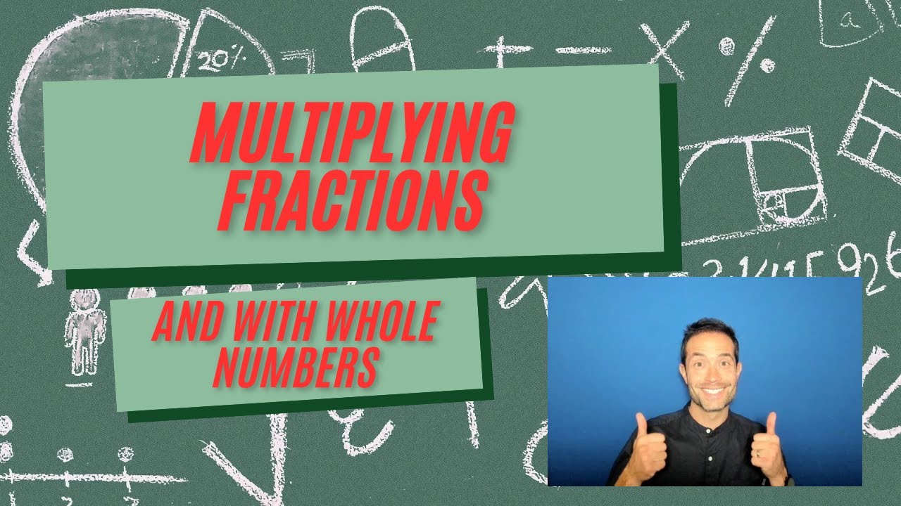 Multiplying Fractions with Whole Numbers | Easy Math Lesson | Math with ...