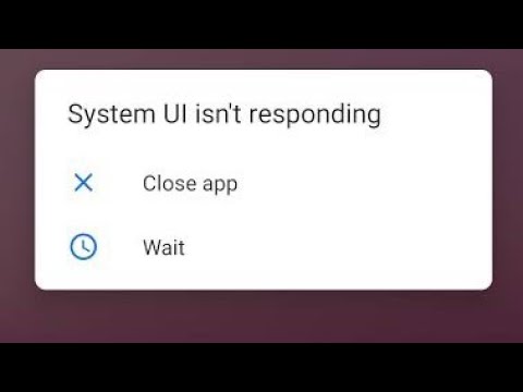 how to fix system ui isn't responding android 11 - YouTube