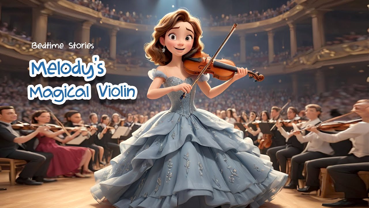 Bedtime stories for kids in English : Melody's Magical Violin - YouTube