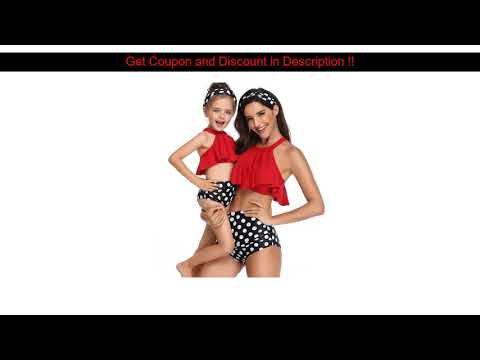 Family Mother Girl Bikini Swimsuit Swimwear Women Swimsuit Children Baby Kid Beach Swimwear Biquin
