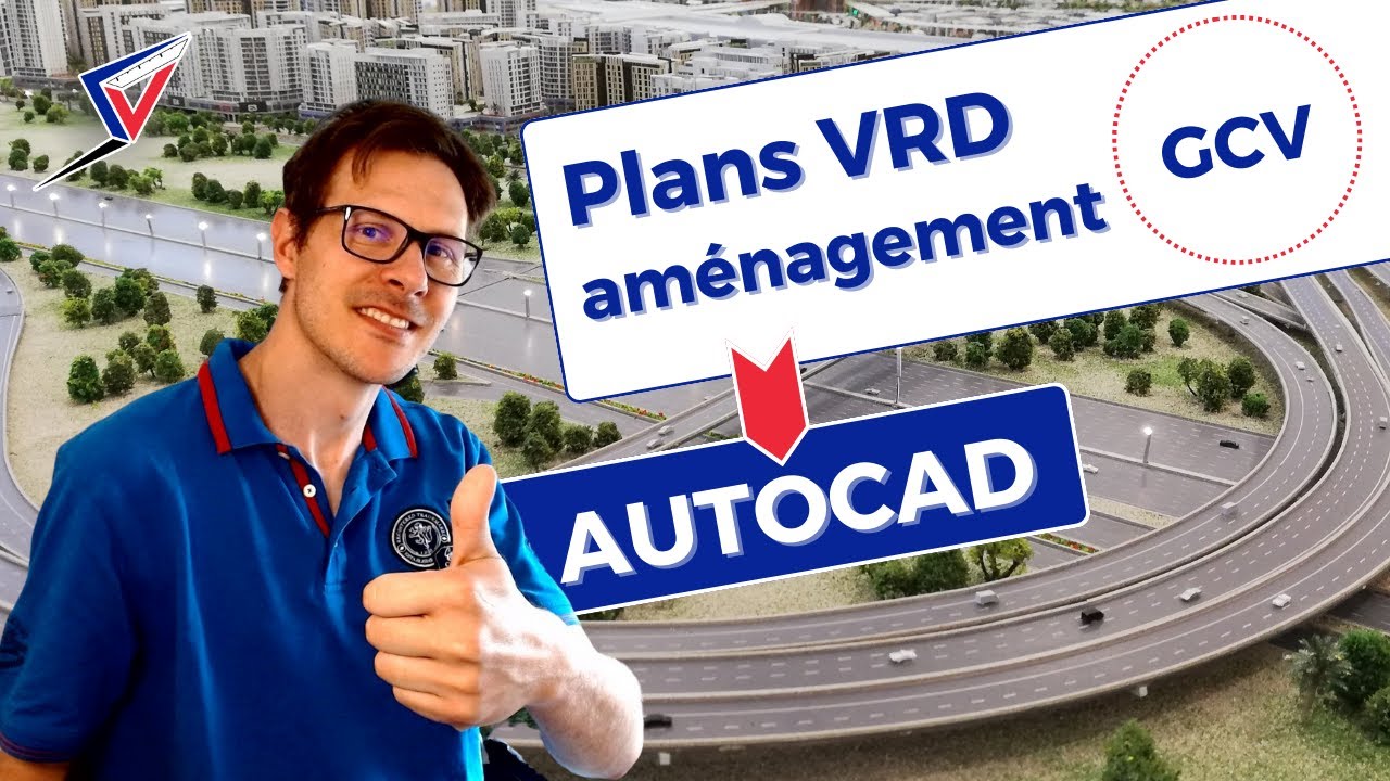 Plans VRD - Aménagement GCV autocad - YouTube