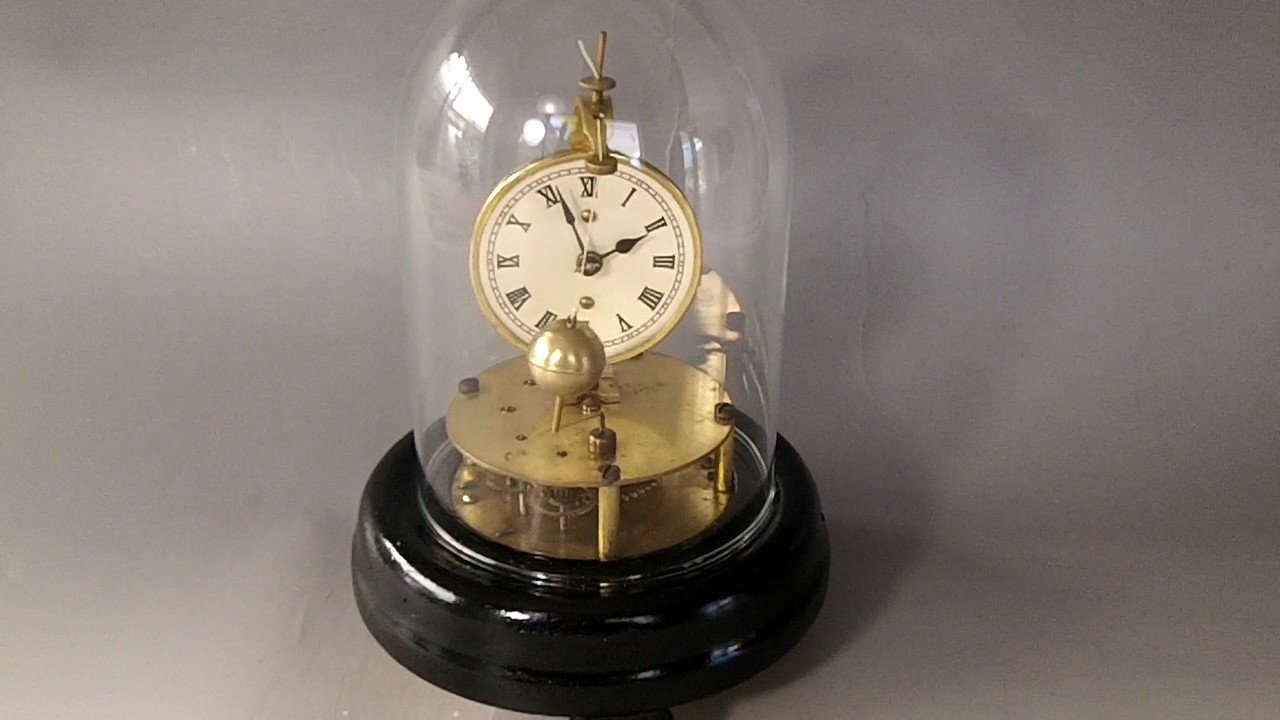Rare Antique German Rotary Pendulum Mantel Clock - YouTube