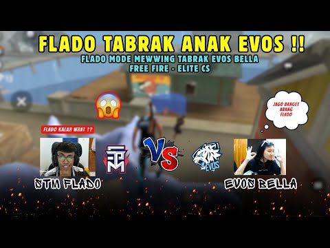 FLADO VS EVOS BELLA‼️MODE CS - FREE FIRE