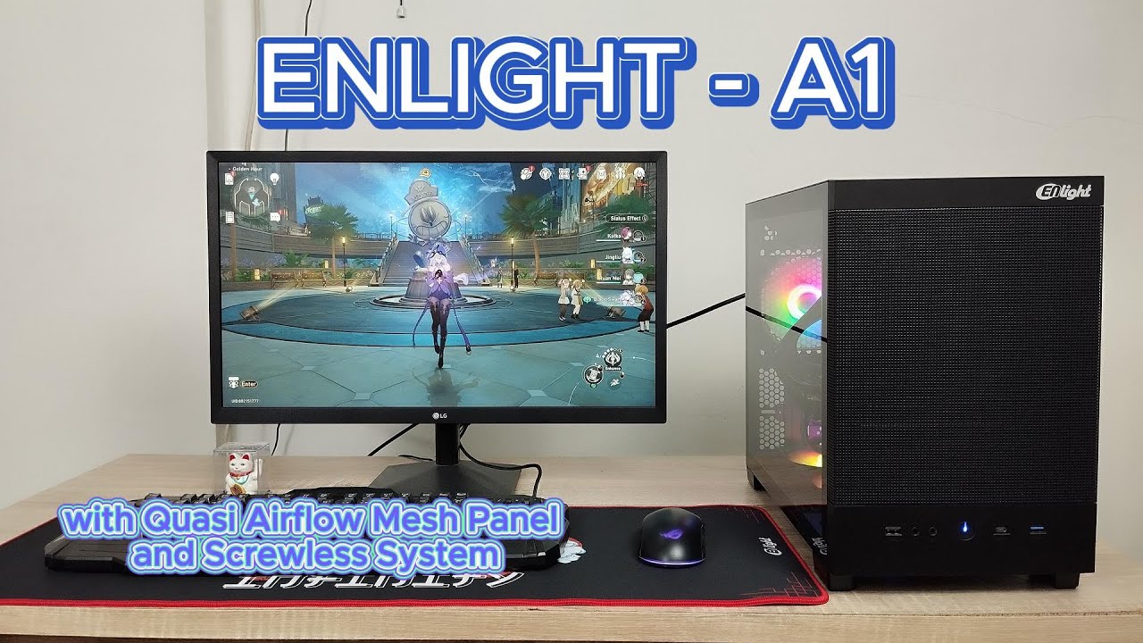 Enlight A1 - A Versatile and Compact Desktop PC Chasis - YouTube