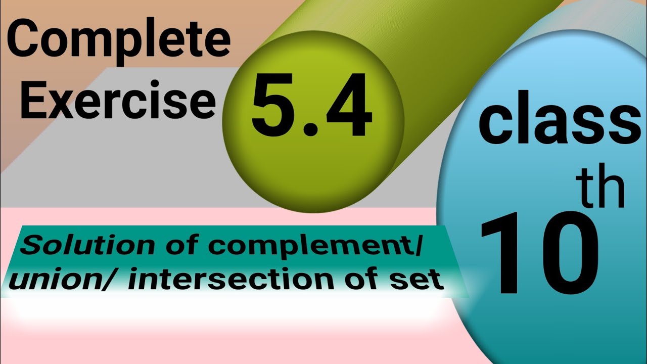 complete solution of exercise 5.4/ How to multiply two different sets ...