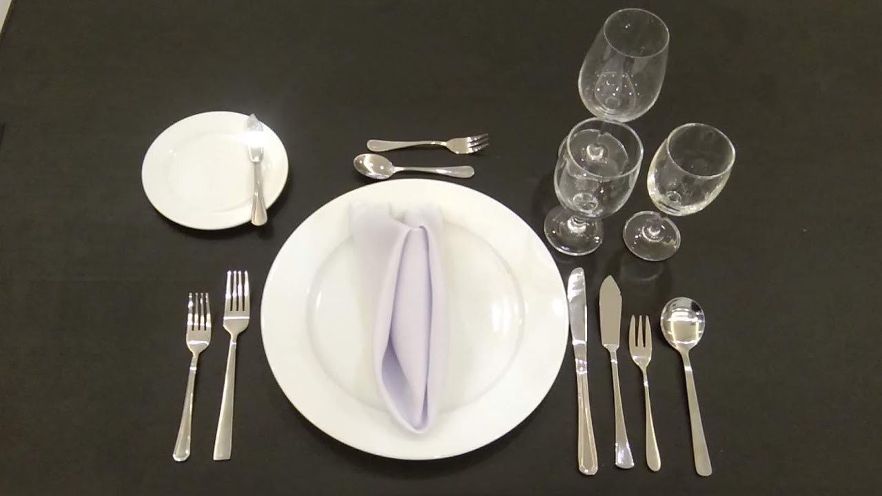 AMERICAN TABLE SERVICE & SET UP | Marah Alferez - YouTube