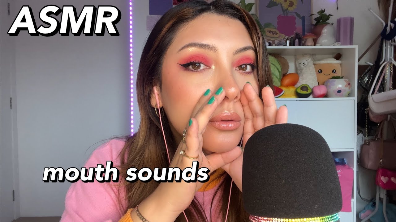 Asmr Mouth Sounds Lip Gloss And Hand Movements π Whispered Youtube
