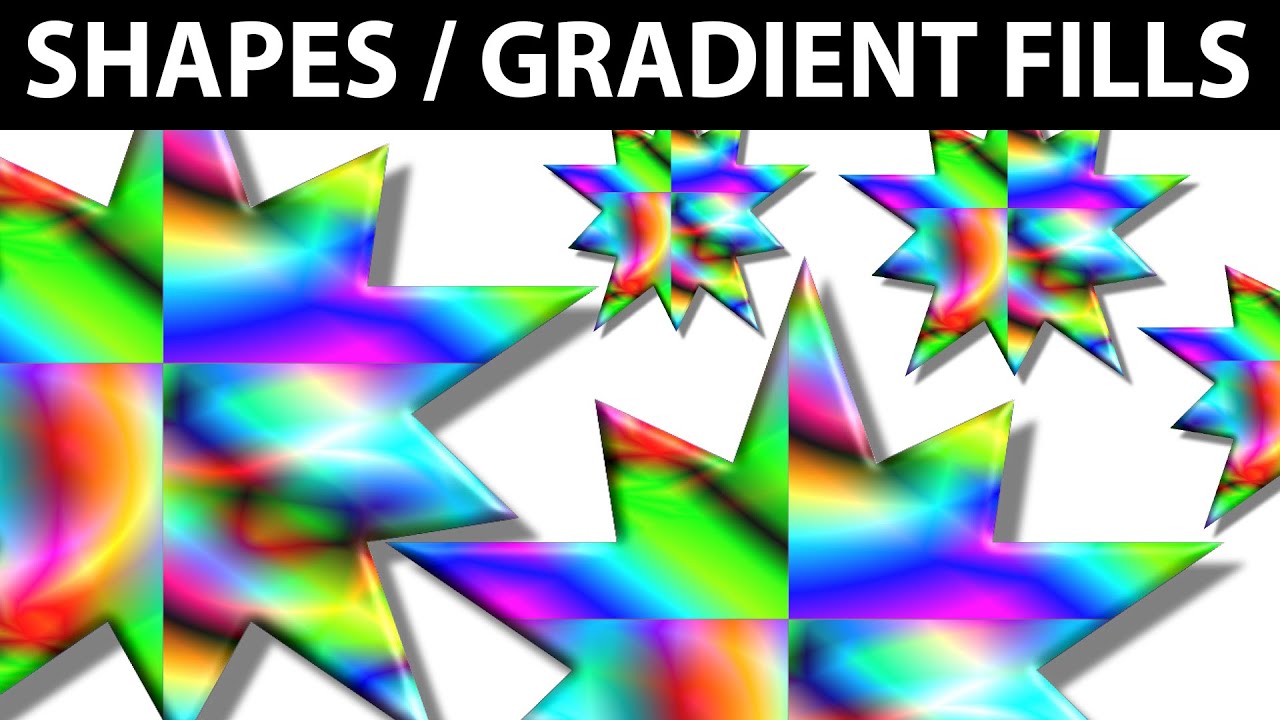 Affinity Photo : Shapes & Gradient Fills Tutorial (Create Infinite ...