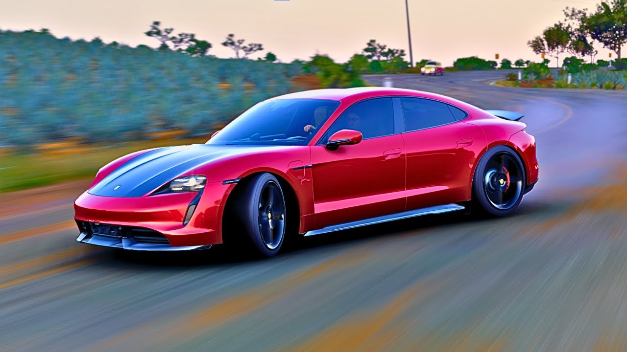 porsche Taycan turbo | Forza Horizon 5 Gameplay | Amazing game - YouTube