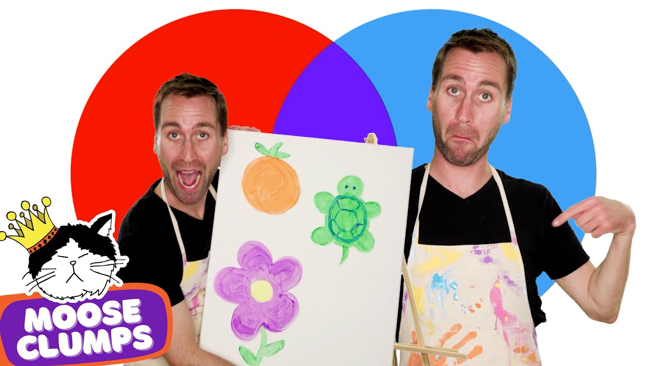 Mixing Colors 🎨 | Mooseclumps | Sing Along With Me! | Kids Songs - YouTube