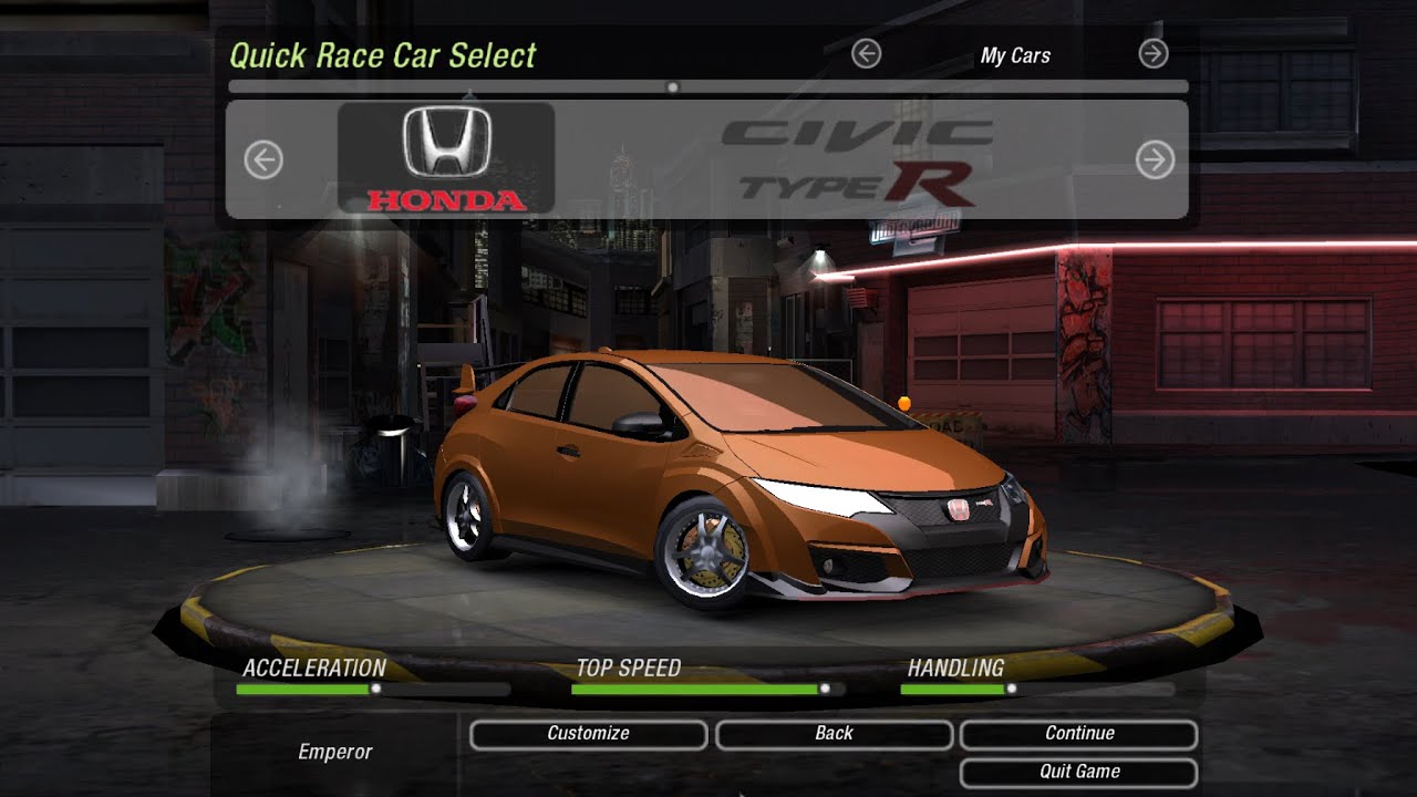 NFS Underground 2 | Honda Civic Type-R | Customization and Gameplay ...